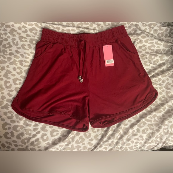 Leggings Depot | Shorts | Red Running Shorts | Poshmark